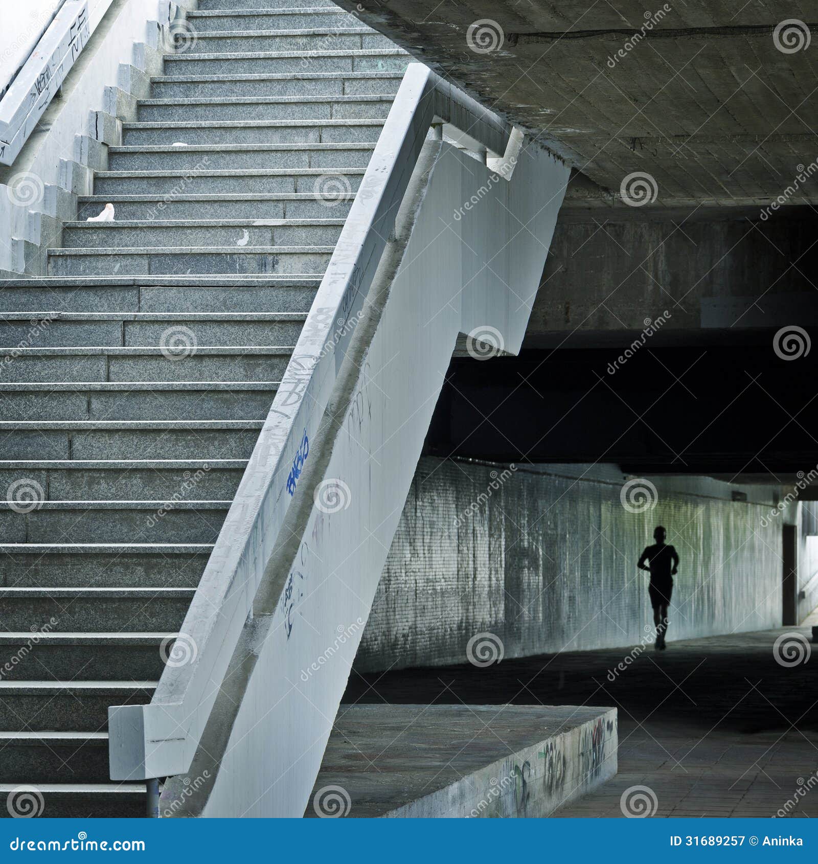 Runner in underground stock image. Image of brown, runner - 31689257