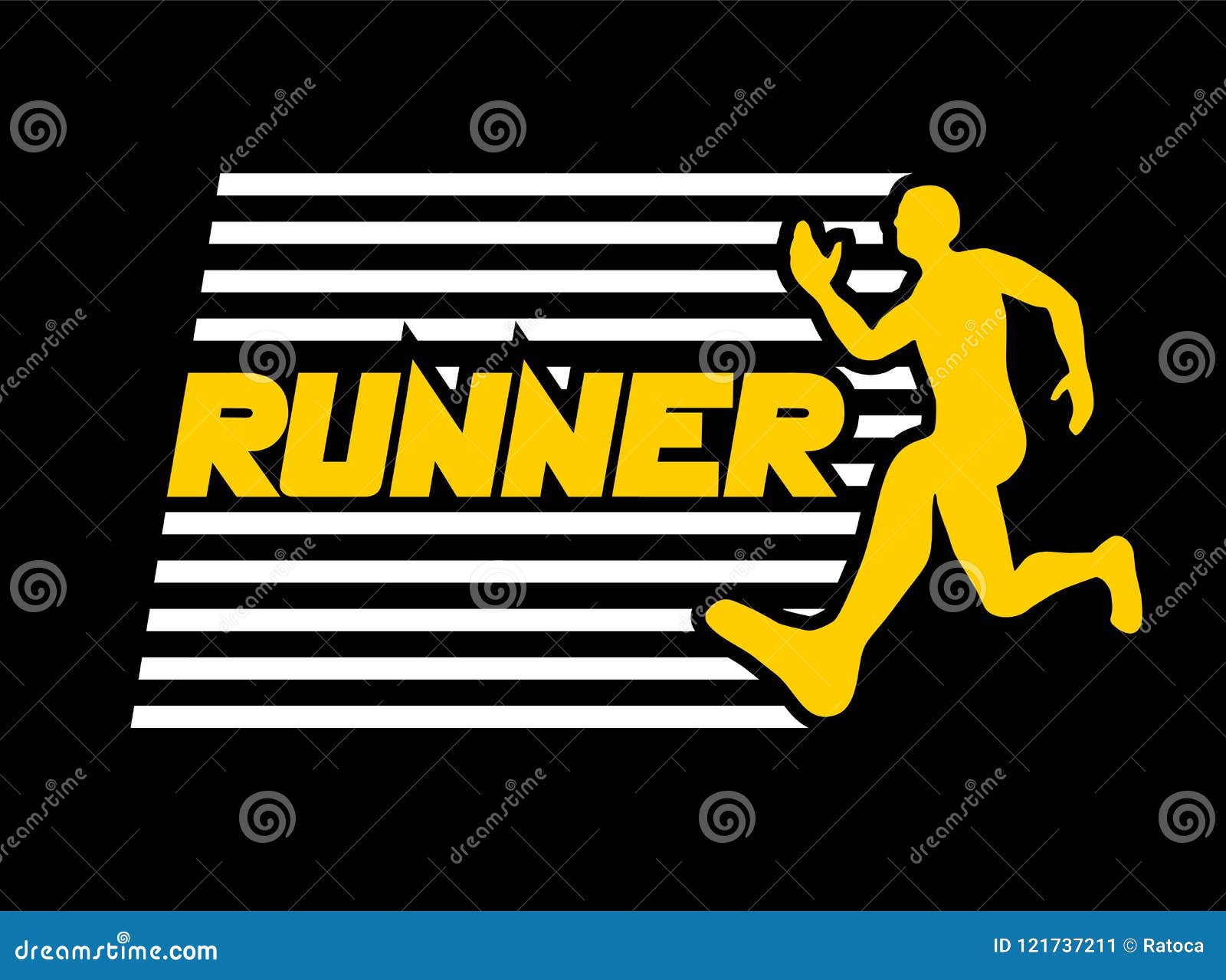 Runner symbol design stock vector. Illustration of running - 121737211