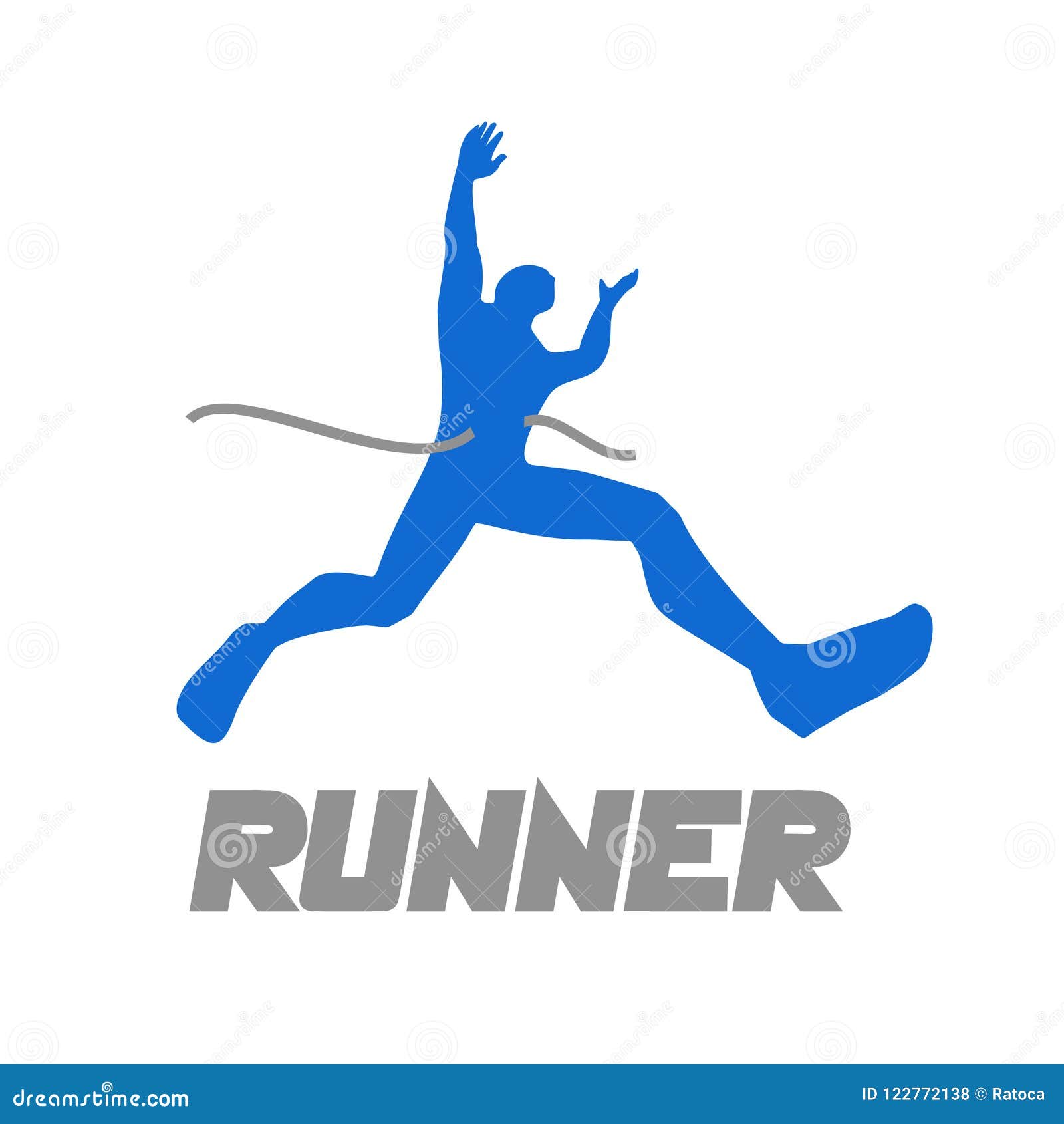 Runner symbol design stock vector. Illustration of creative - 122772138