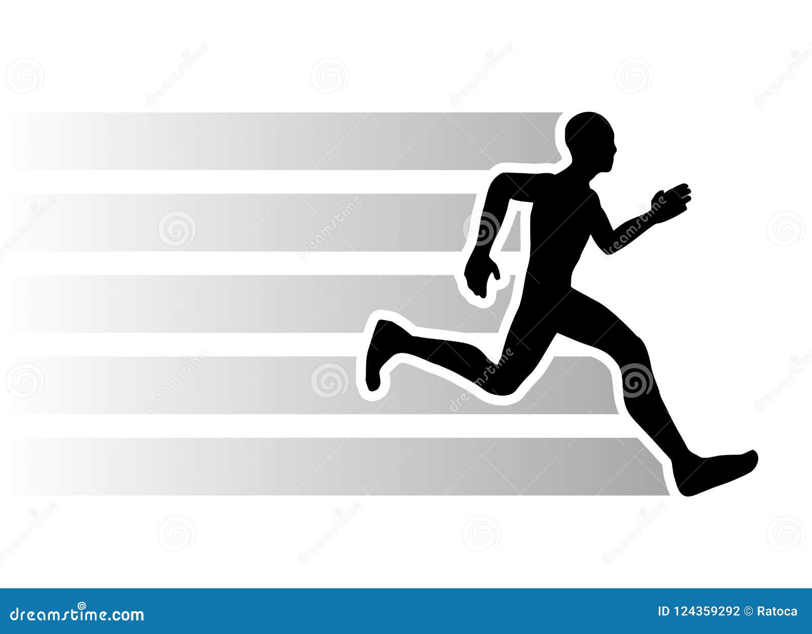 Runner symbol design stock vector. Illustration of legs - 124359292