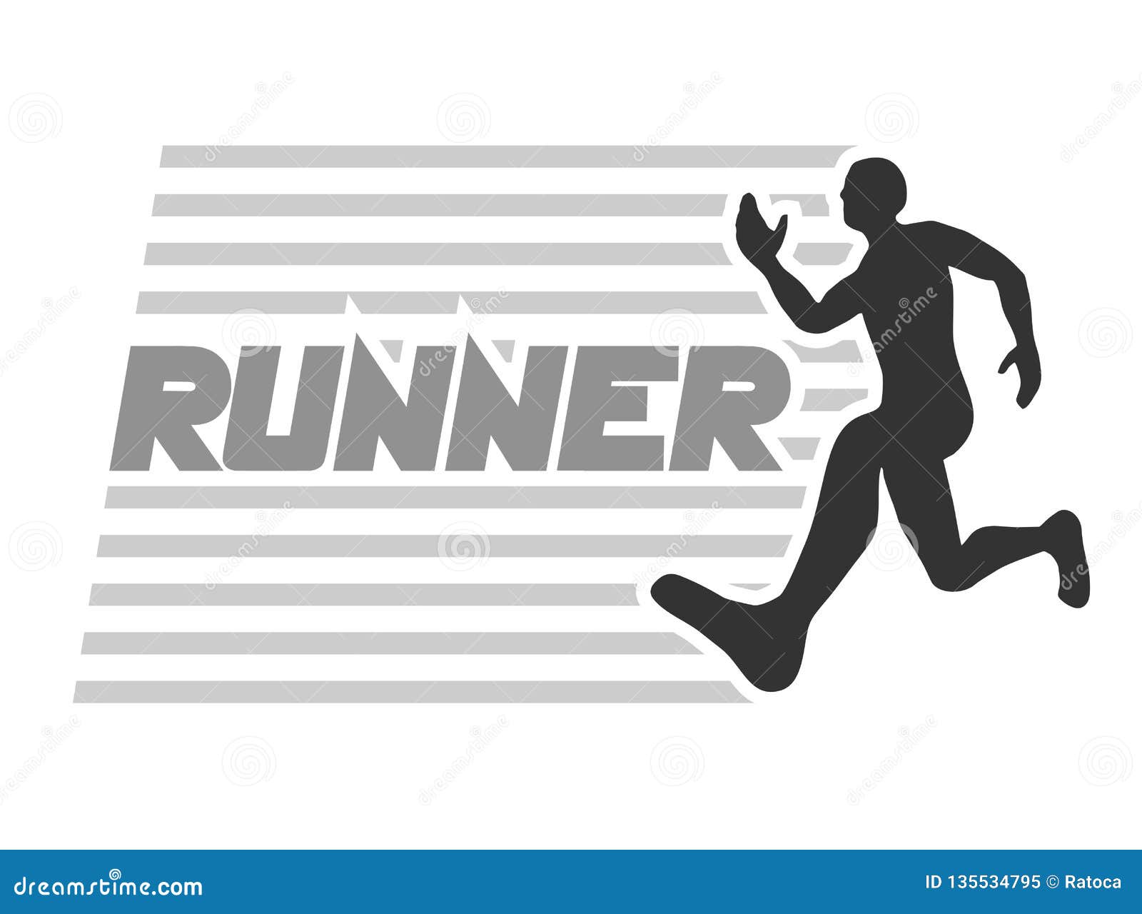 Runner symbol design stock vector. Illustration of runner - 135534795