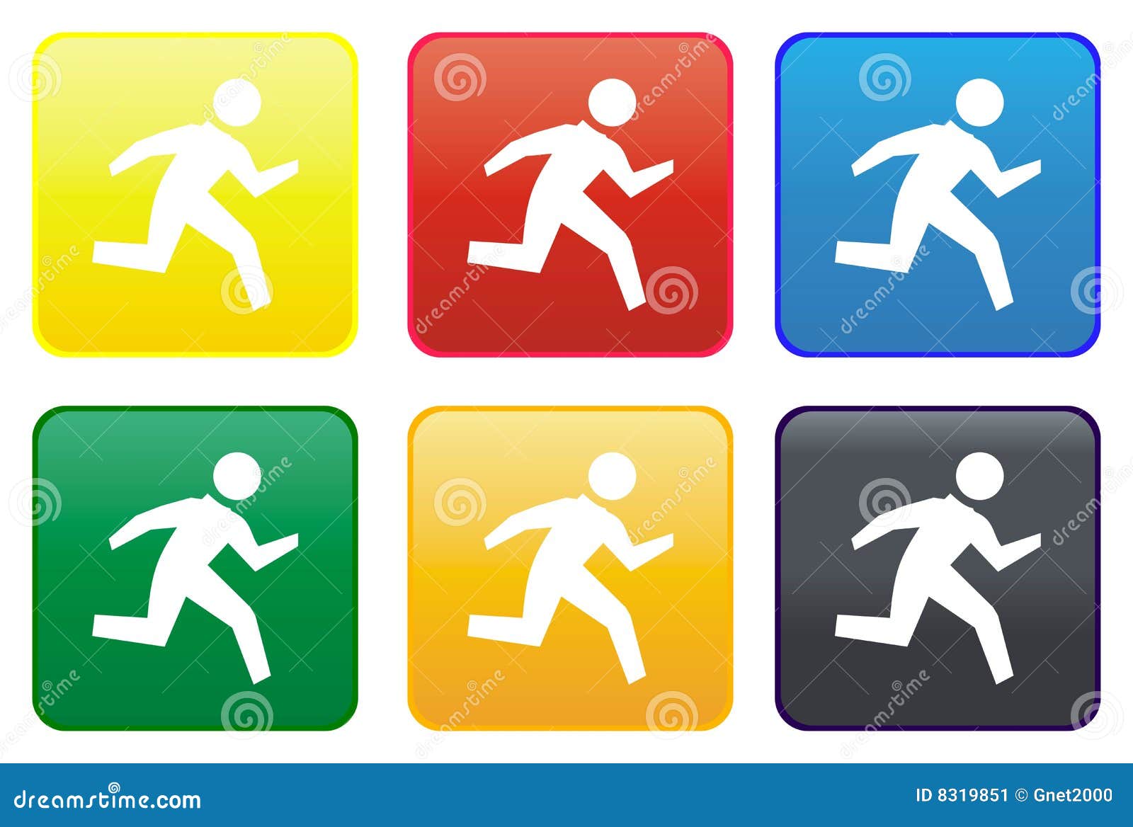 Runner Button Stock Illustrations – 1,006 Runner Button Stock ...