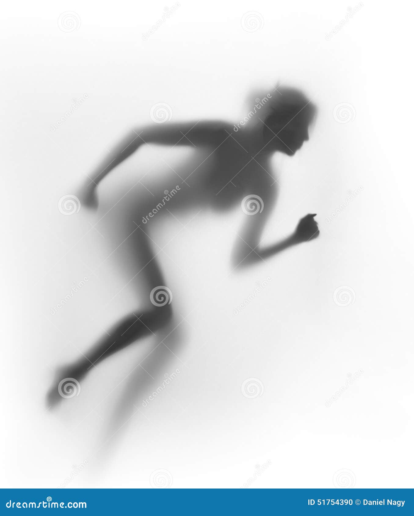 Runner Woman Body Silhouette Royalty-Free Stock Image | CartoonDealer ...