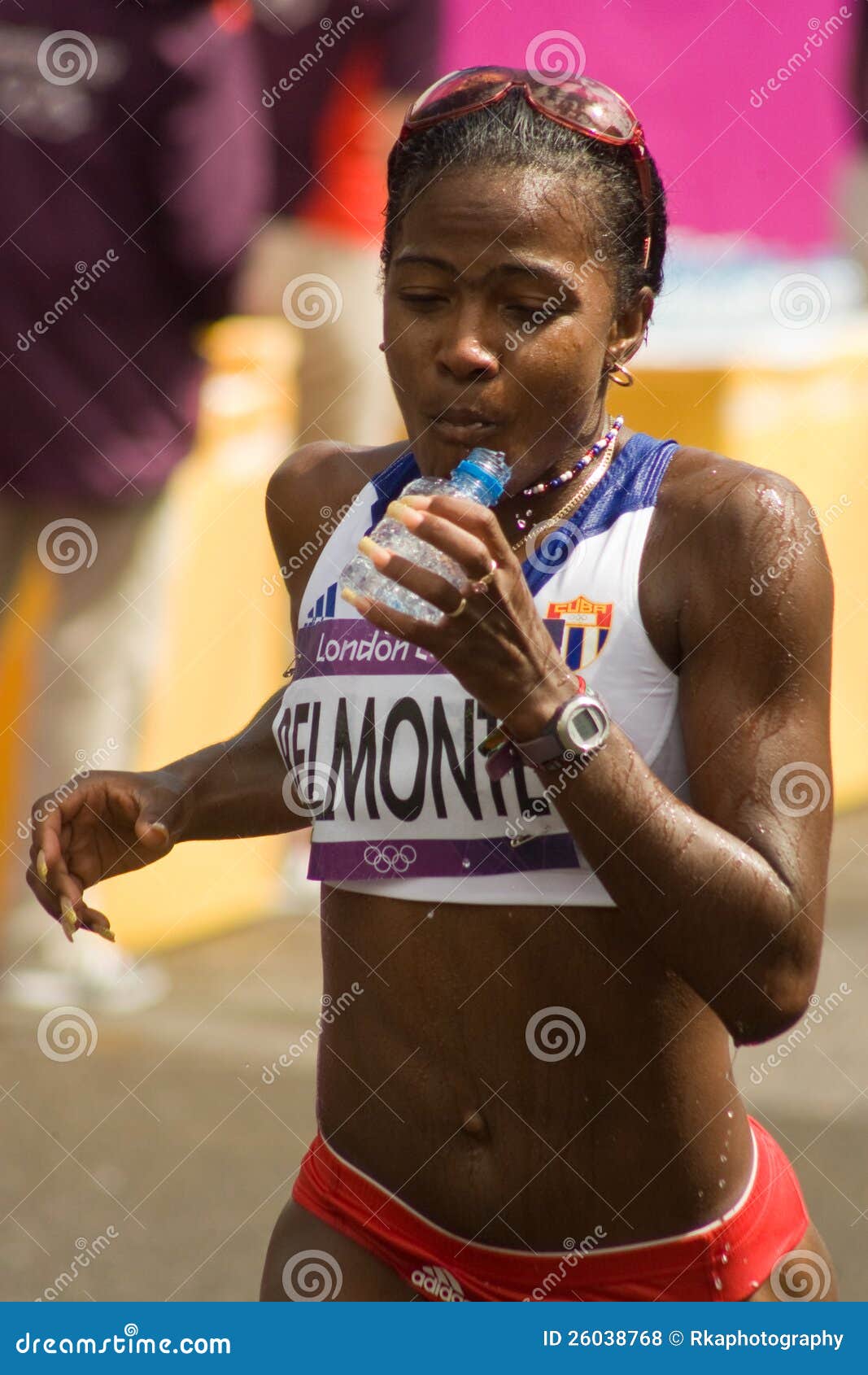 Runner in the Women S Olympic Marathon 2012 Editorial Stock Photo ...
