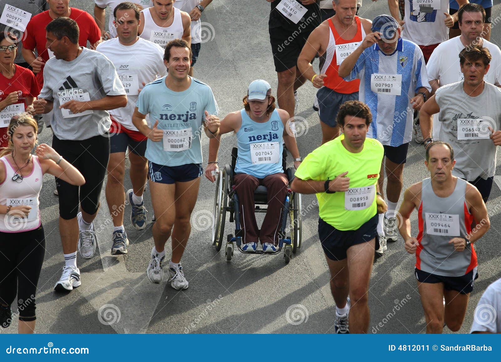 Runners of the City of Malaga Urban Race 2007 Editorial Photo - Image ...