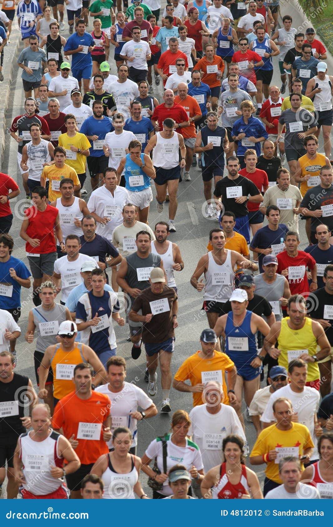 Runners of the City of Malaga Urban Race 2007 Editorial Photography ...