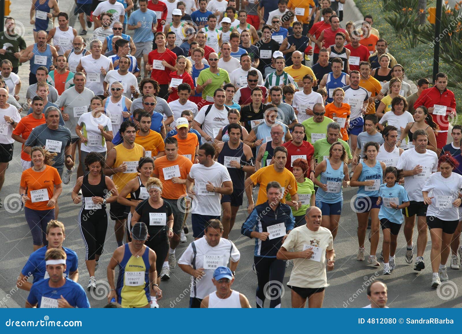 Runners of the City of Malaga Urban Race 2007 Editorial Image - Image ...