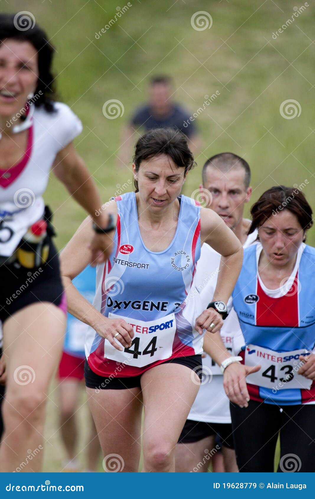 Runners in competition editorial stock image. Image of exercising ...