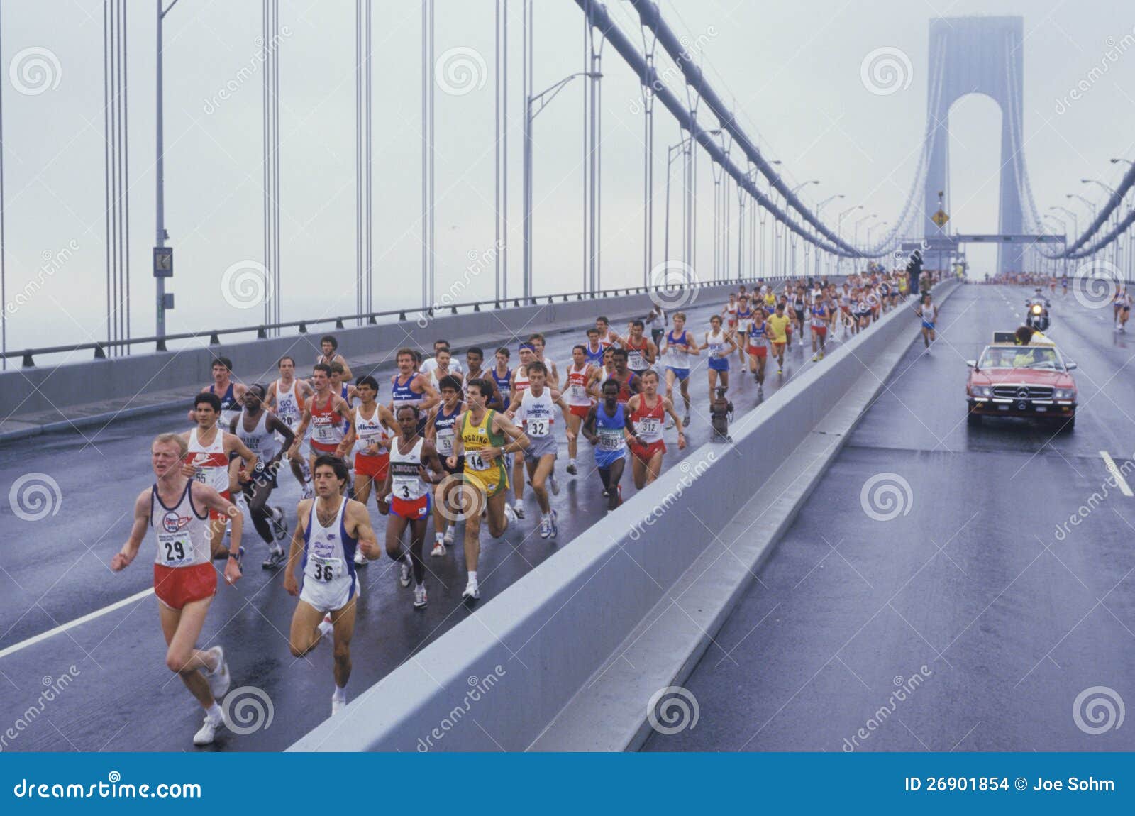 Marathon Runners Bus Editorial Photo | CartoonDealer.com #26838987