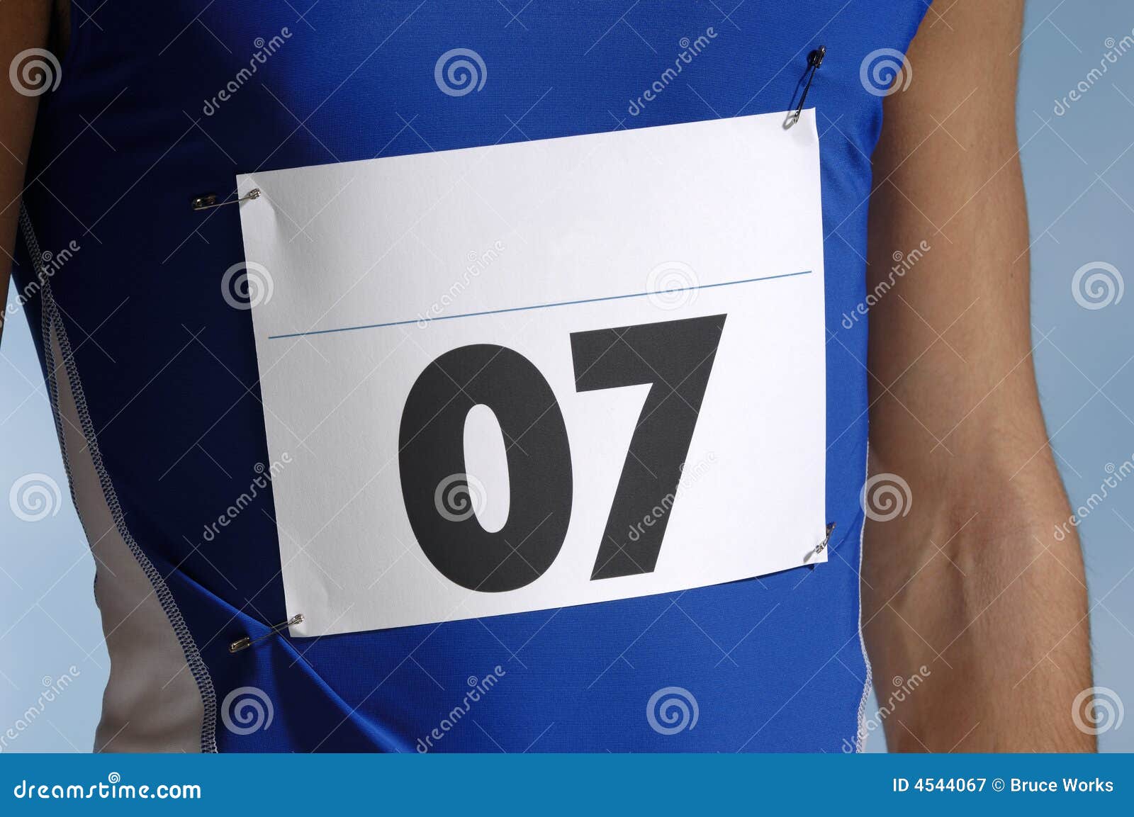 Runners Entry Number stock image. Image of torso, exercise - 4544067