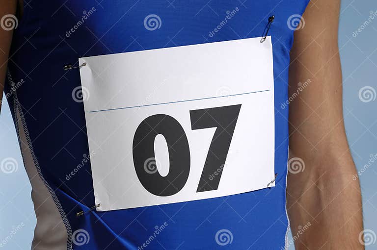 Runners Entry Number stock image. Image of torso, exercise - 4544067