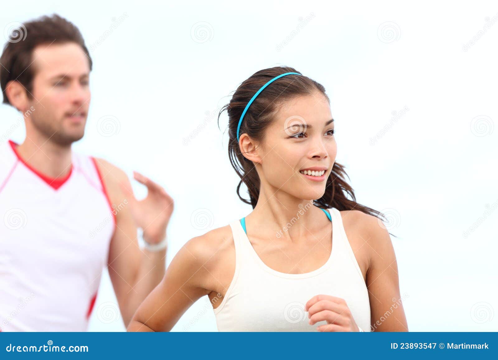 Runners jogging stock image. Image of marathon, face - 23893547