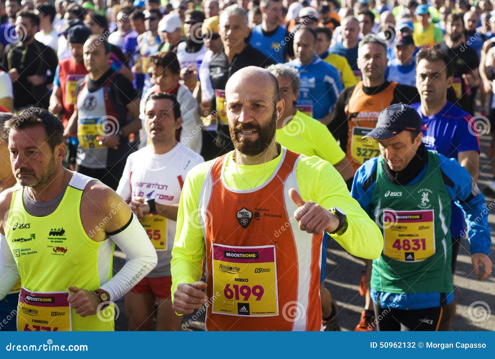 Runners in the Rome Half Marathon Editorial Photography - Image of ...