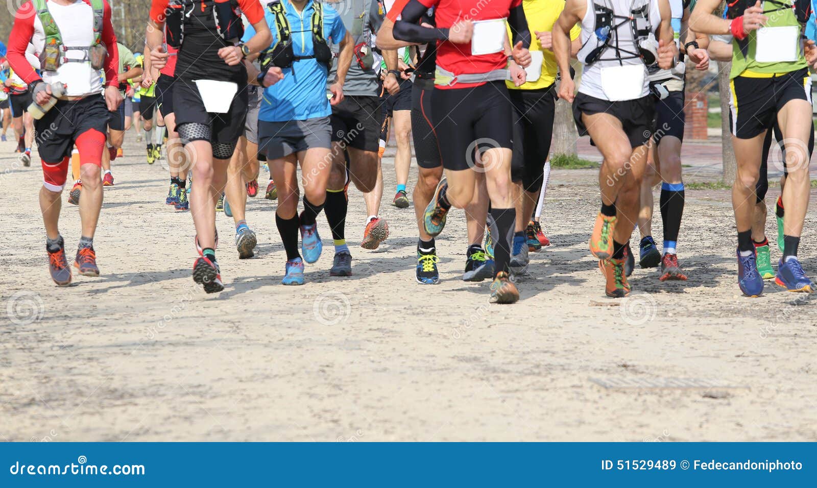 RUNNERS run on the road stock image. Image of exhausting - 51529489