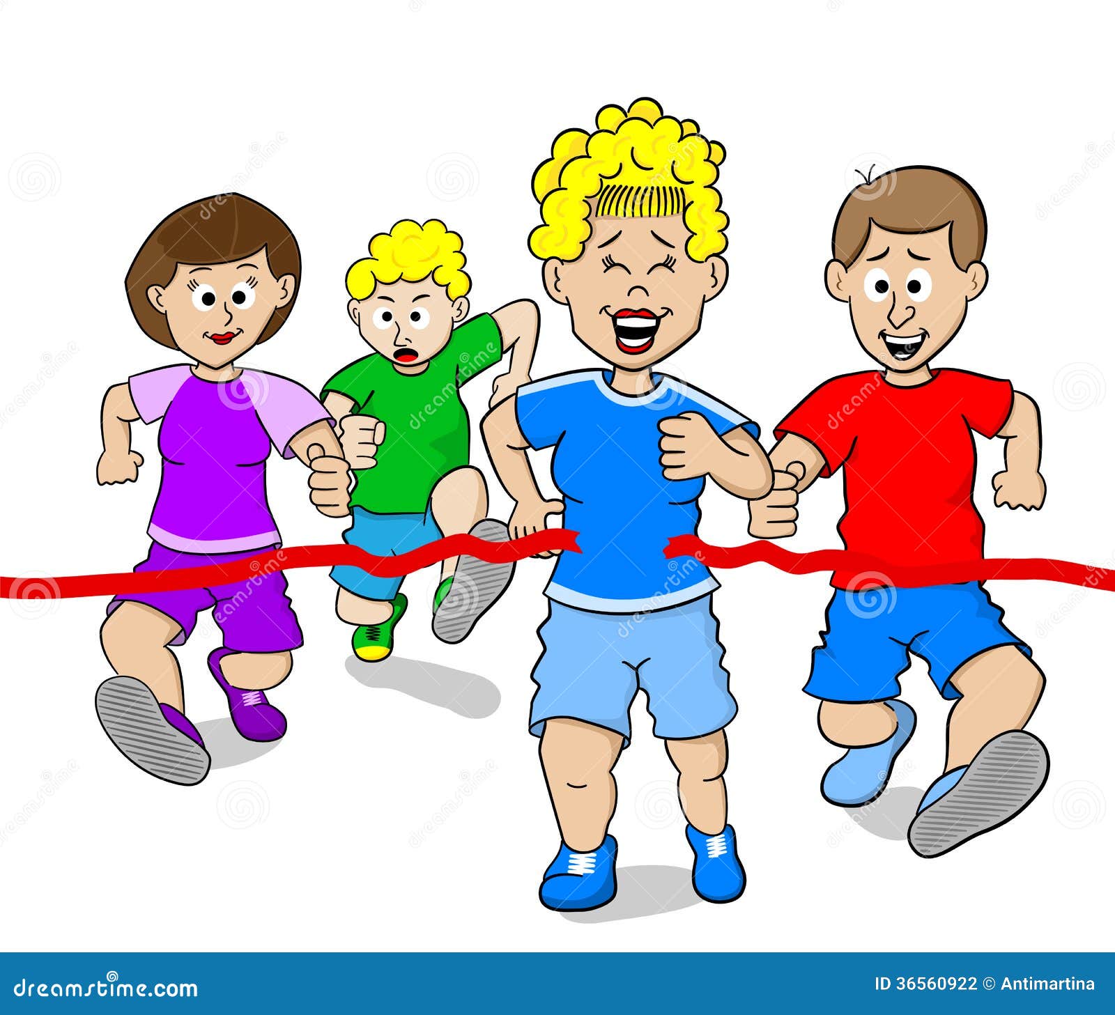 Runners and winner stock vector. Illustration of jogging - 36560922