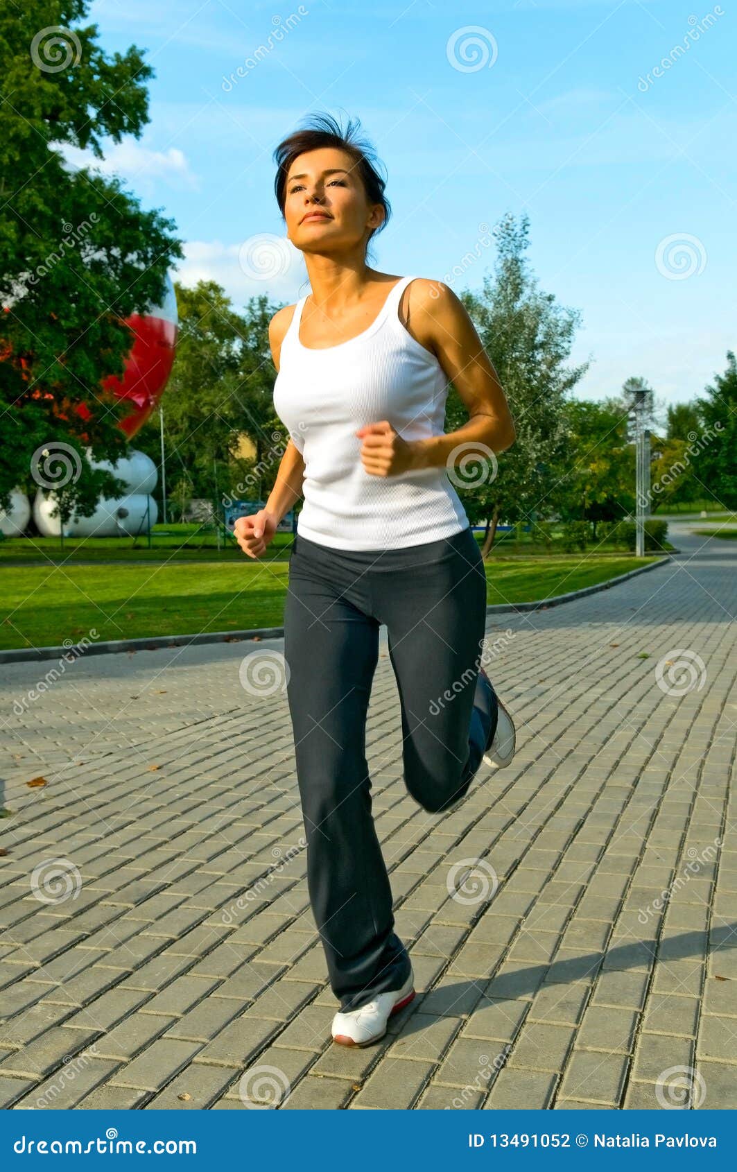 Running stock photo. Image of female, beautiful, femininity - 13491052