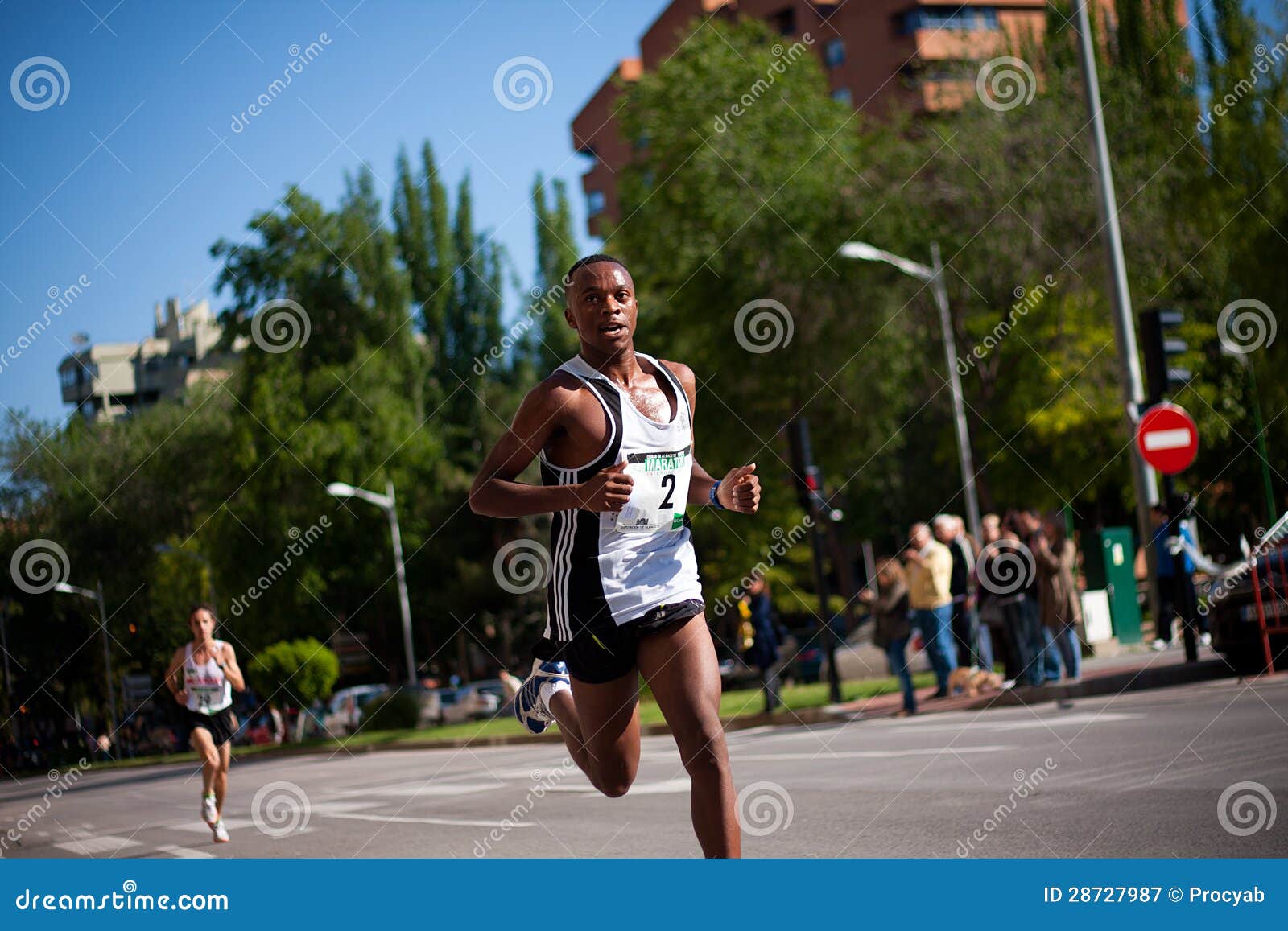 Running alone editorial photography. Image of outdoor - 28727987