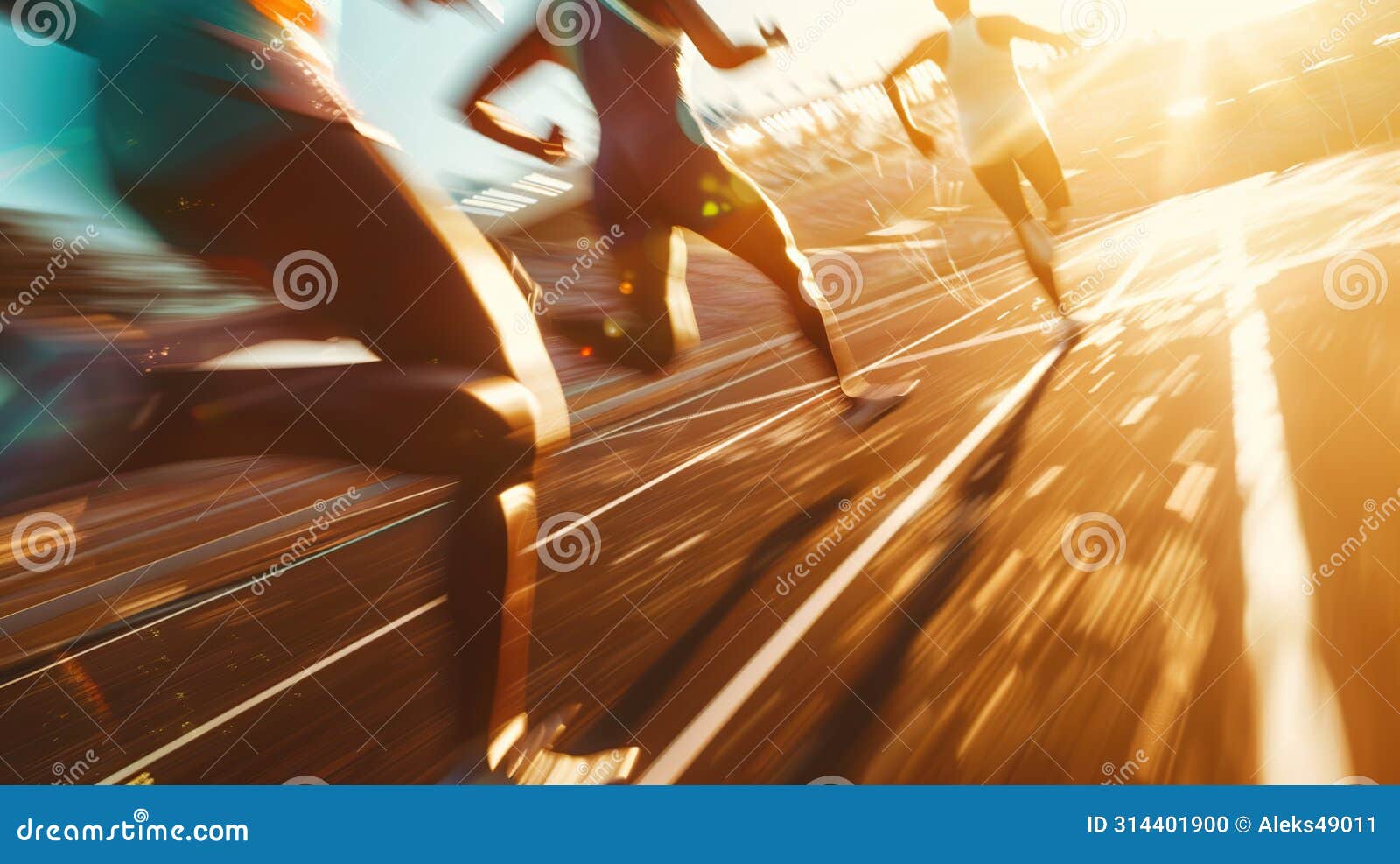 Running Athlete. Victory. Olympic Games. Generative Ai Stock ...