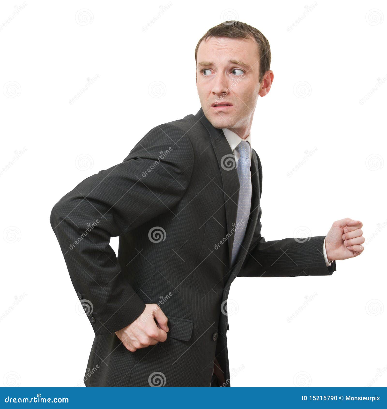 Running away stock photo. Image of isolated, scared, stressed - 15215790