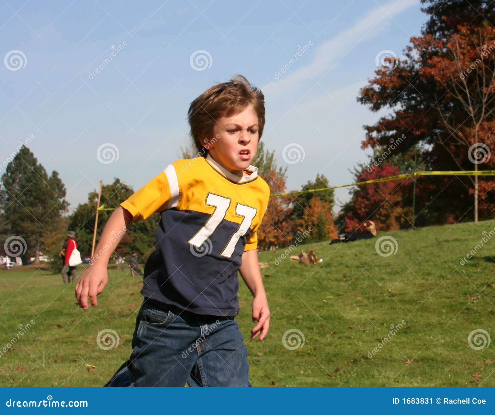 Running Boy stock image. Image of active, running, tired - 1683831