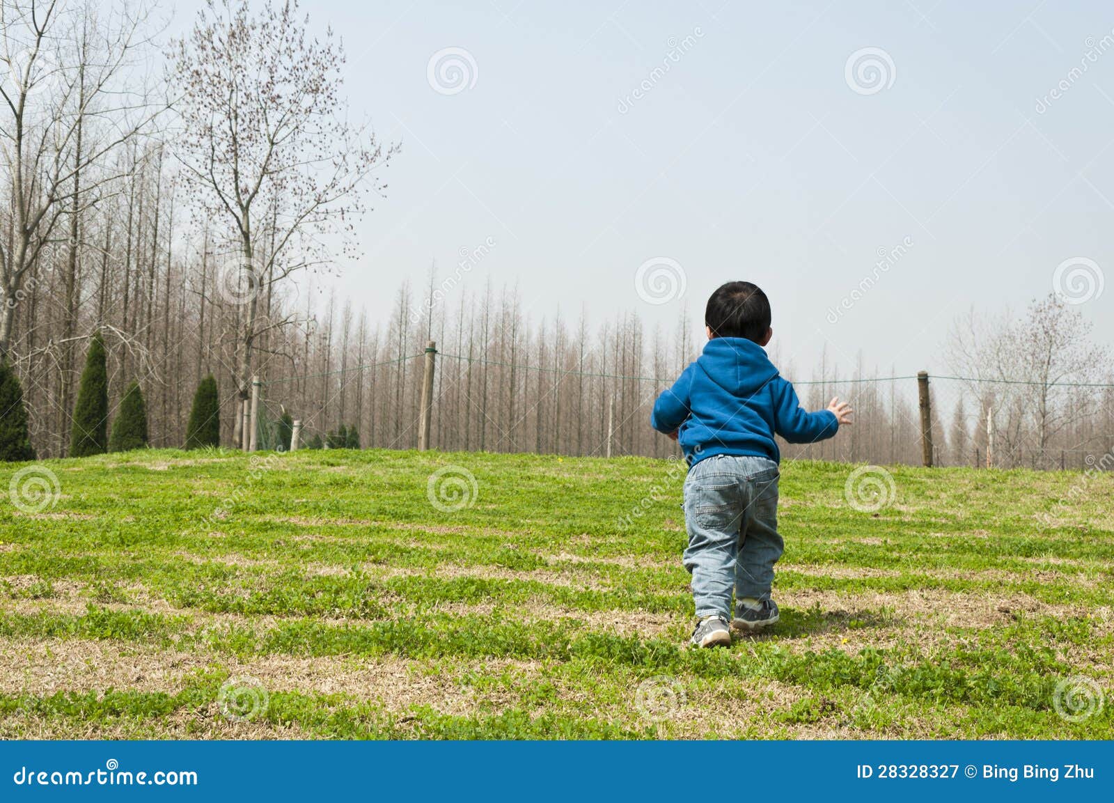 A running boy stock image. Image of landscape, garden - 28328327