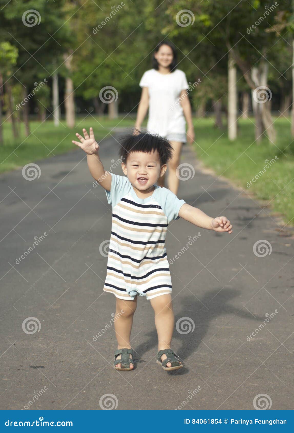Running boy stock photo. Image of child, person, park - 84061854