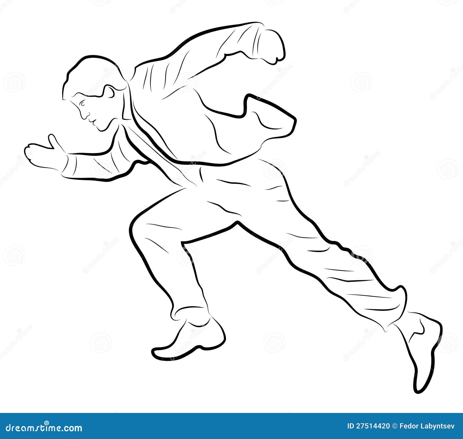 Running businessman stock illustration. Illustration of element - 27514420