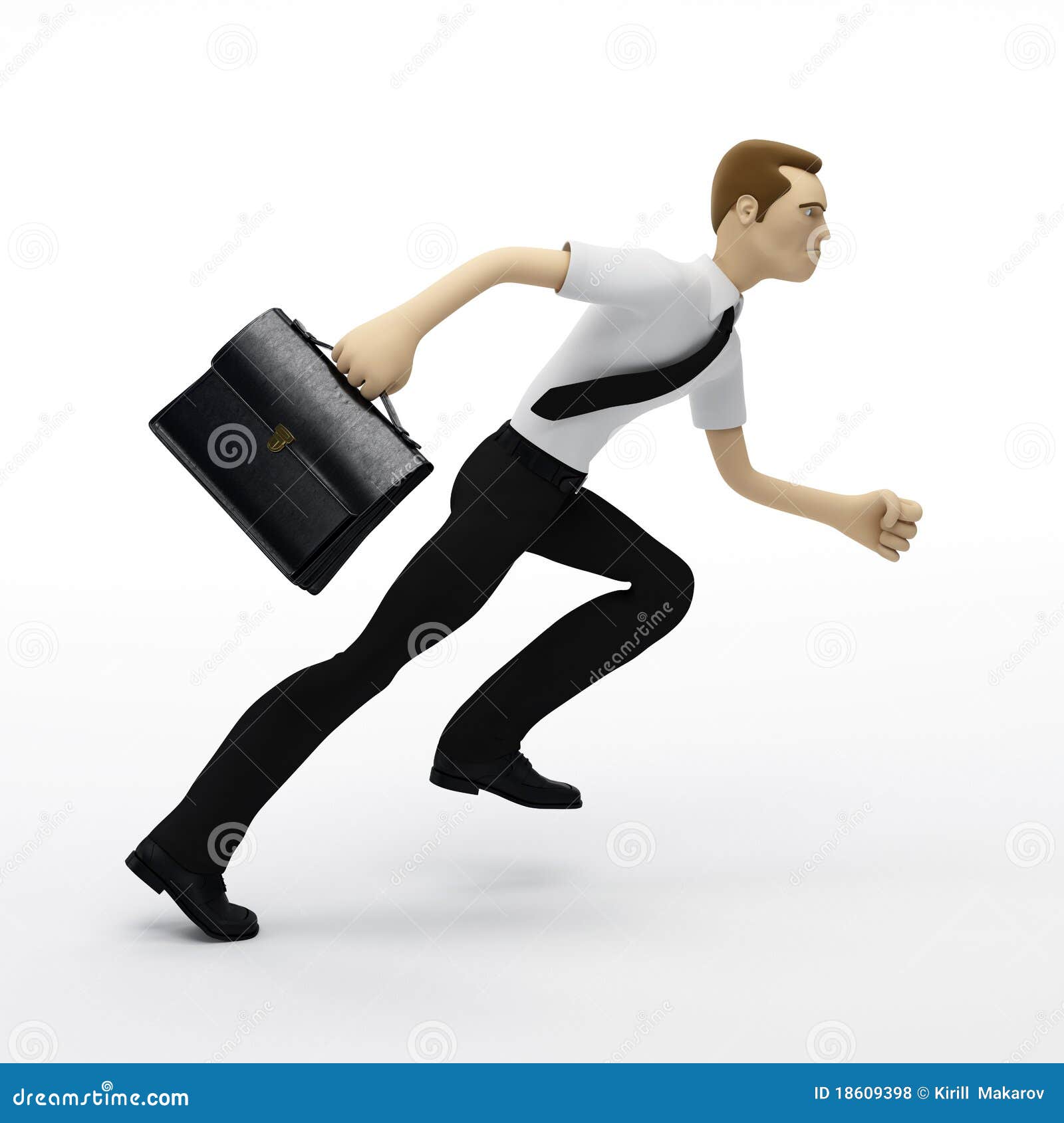 Running Man. Businessman Fast Running Keyframe Animation 2d Cartoon ...
