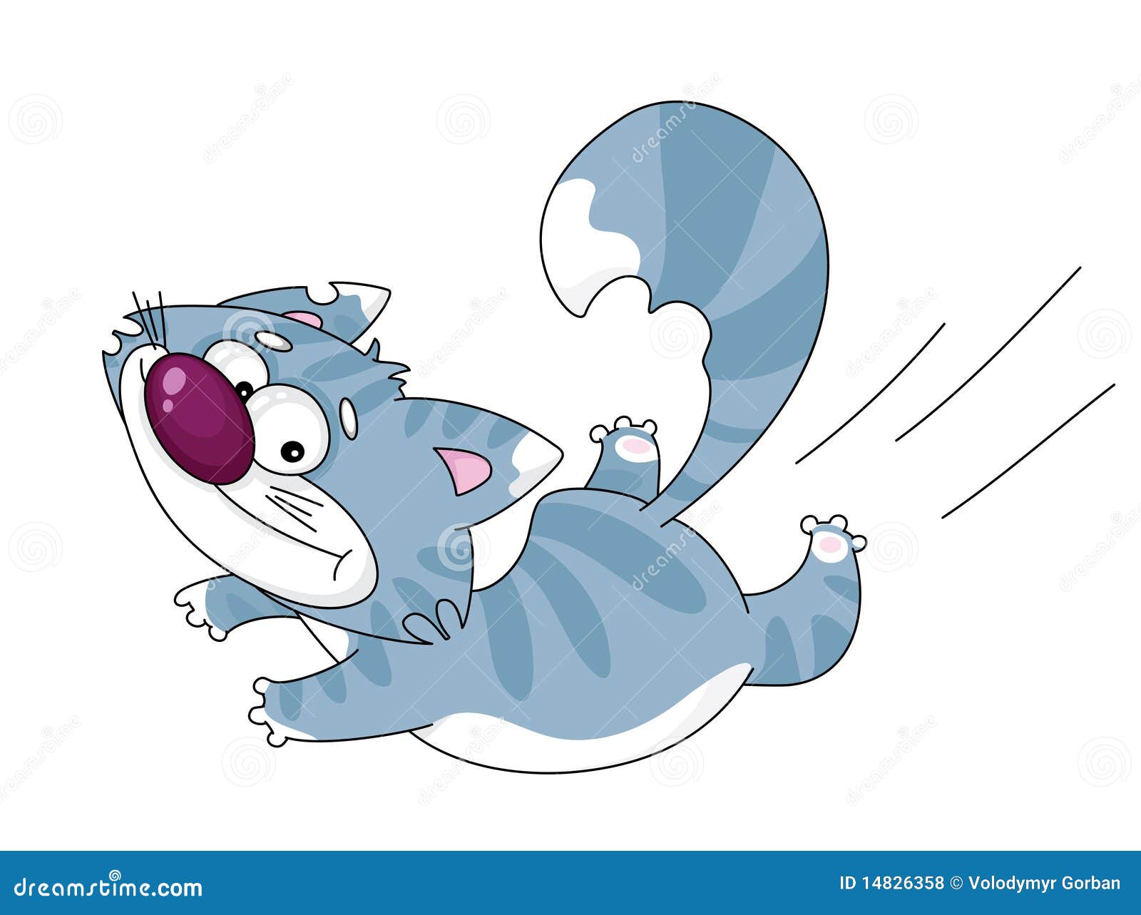 Cartoon Cat Running Clipart Best