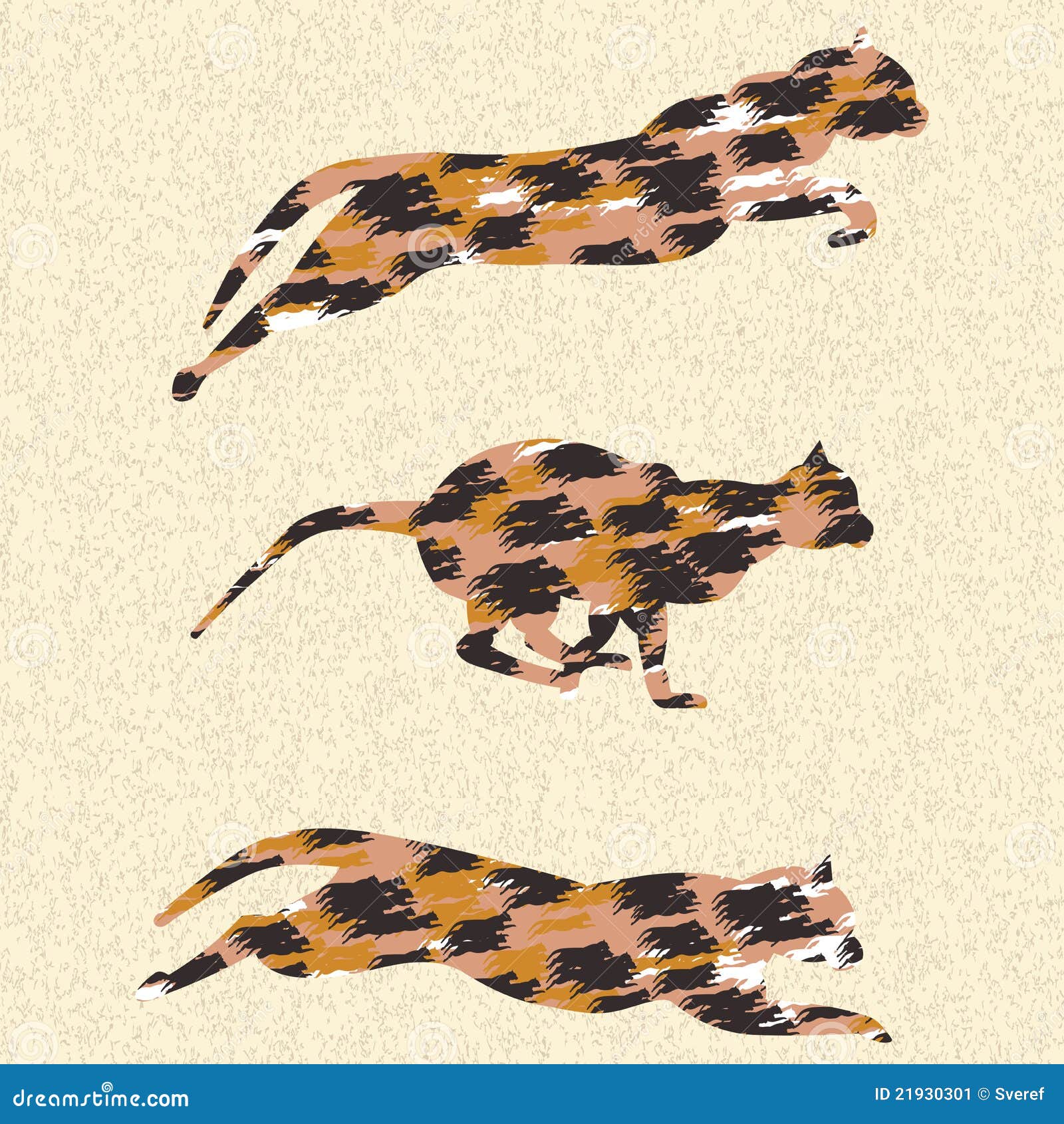 Running Cats Cartoon Coloring Page Royalty-Free Stock Image ...