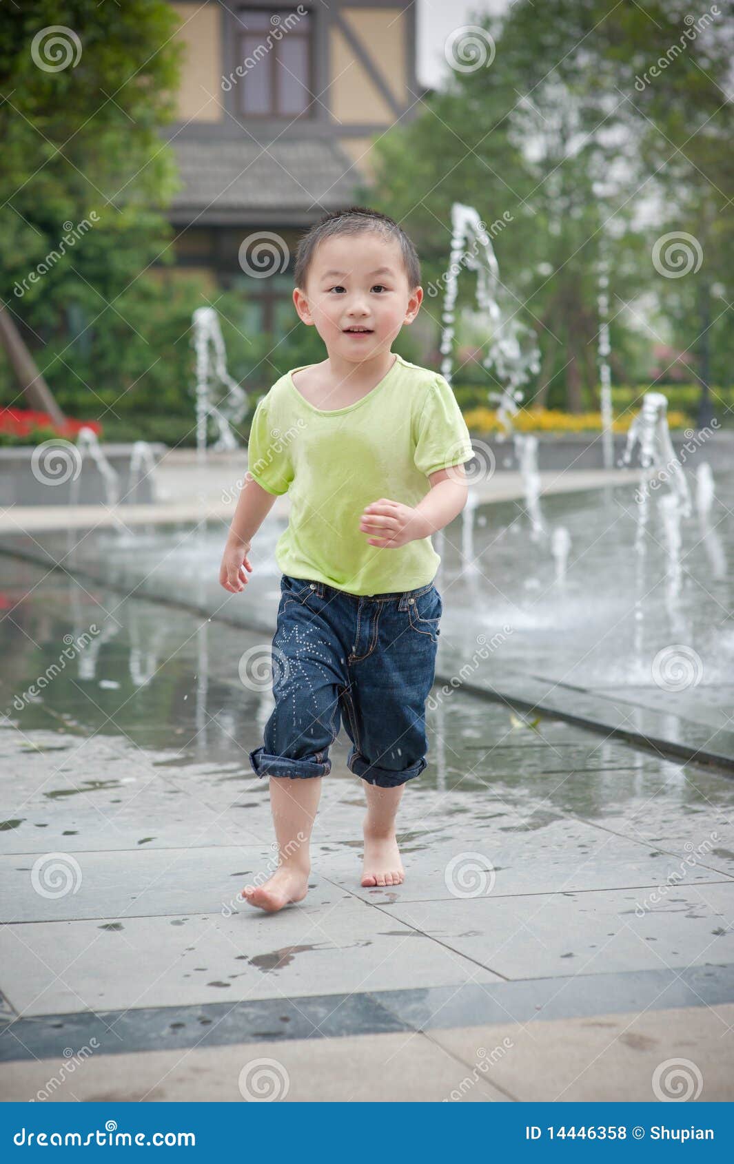 Running chinese boy stock photo. Image of asian, leisure - 14446358