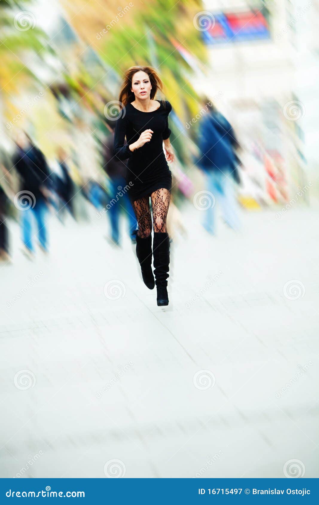 Running through the city stock image. Image of street - 16715497
