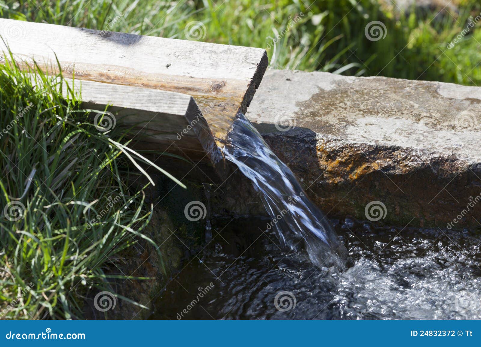 Running clean water stock photo. Image of clear, outdoor - 24832372
