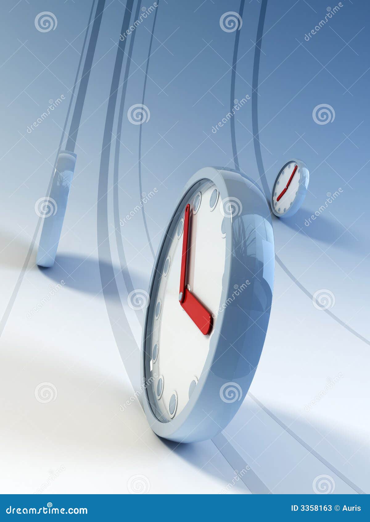 Running clocks stock illustration. Illustration of minute - 3358163