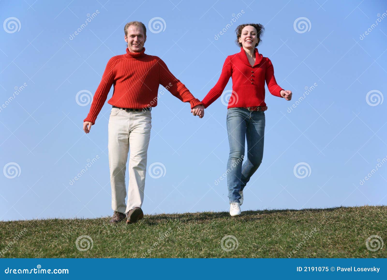 Running couple 2 stock image. Image of life, nature, female - 2191075