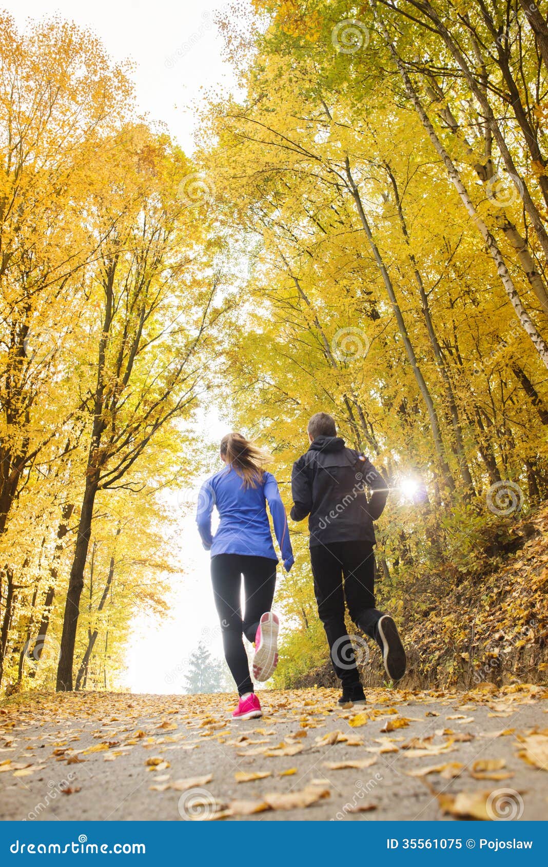 Running couple stock image. Image of sporty, running - 35561075
