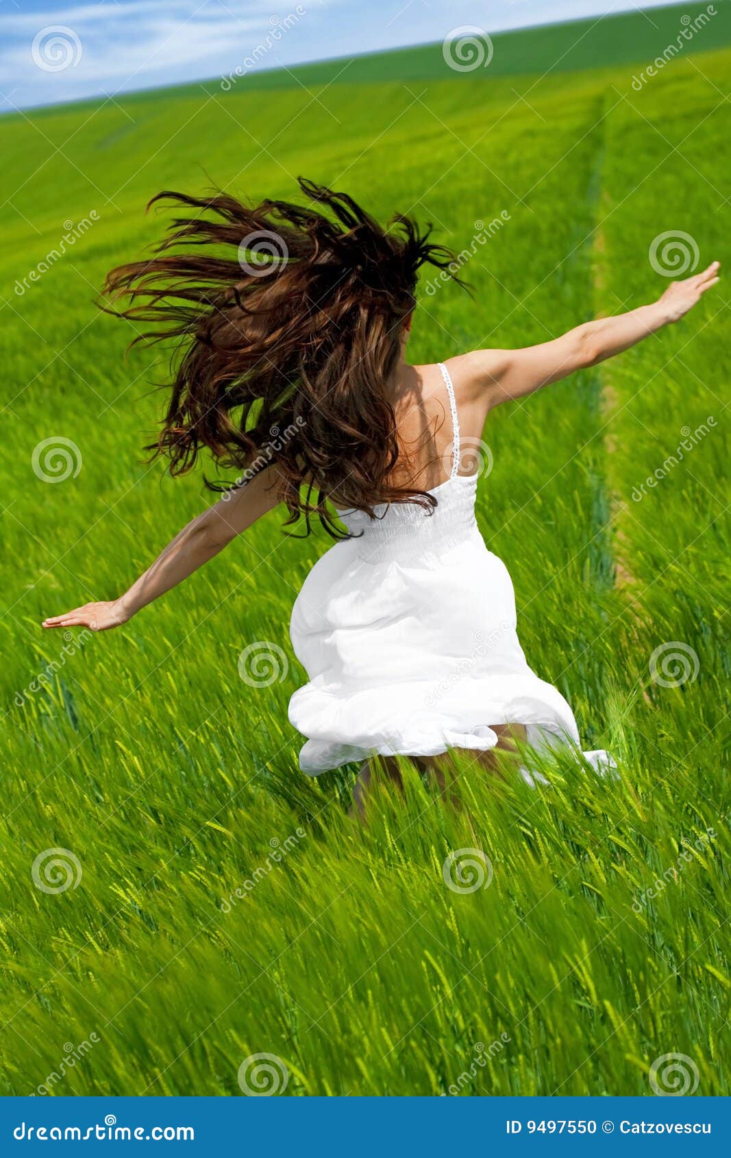 Running and dancing stock photo. Image of outdoor, beauty - 9497550