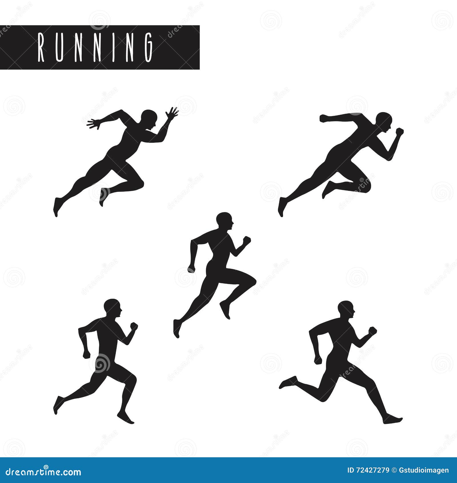 3d Running Man. Design For Sport. Human Body Model Cartoon Vector ...
