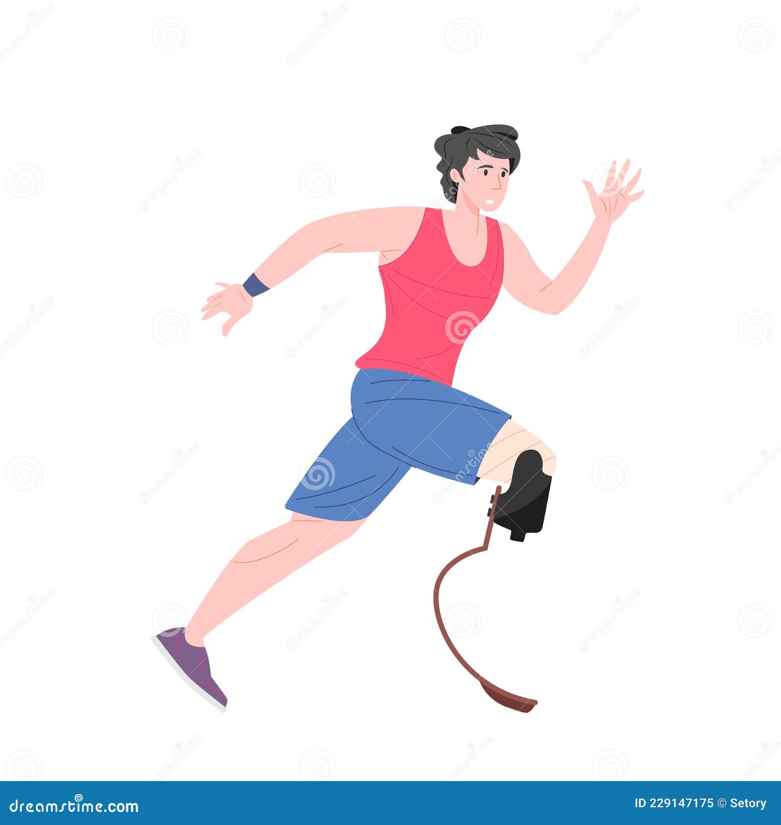 Prosthetic Limbs Flat Icons. Modern Exoskeleton Prosthetic Mechanism ...