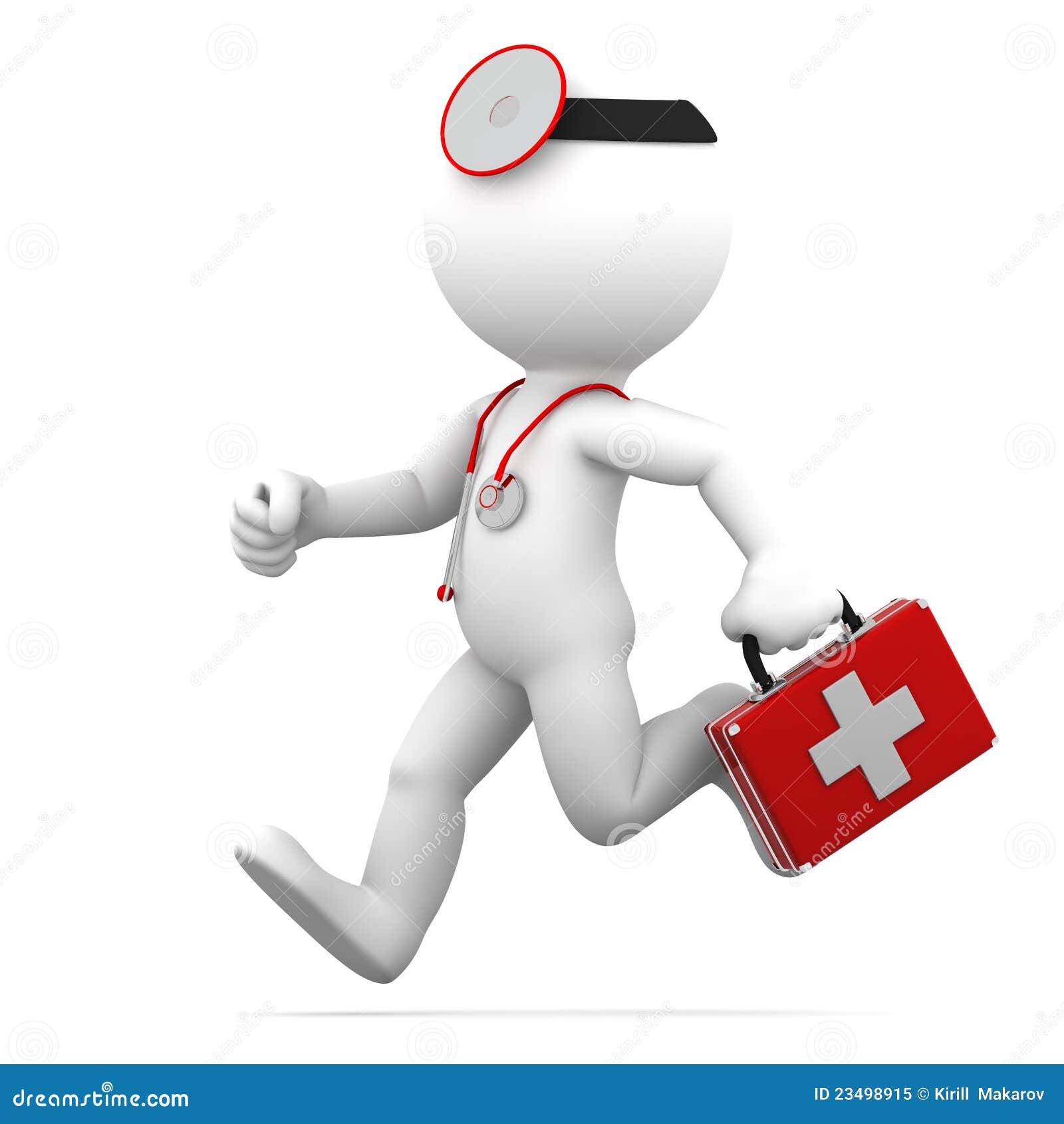 Running Doctor stock illustration. Illustration of activity - 23498915