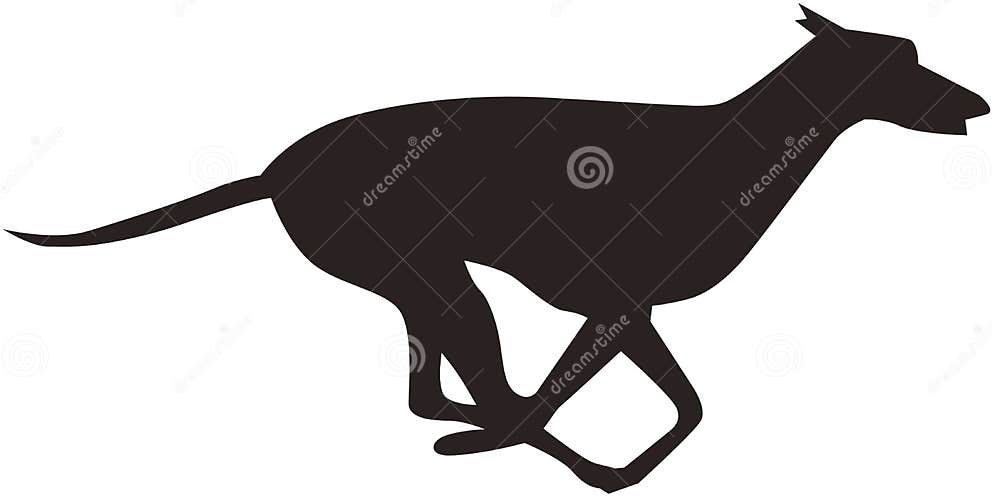 Running Dog stock illustration. Illustration of pedigree - 1697240
