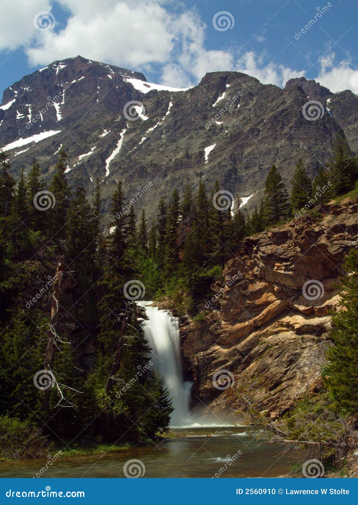 Running Eagle Falls stock photo. Image of forest, rugged - 2560910