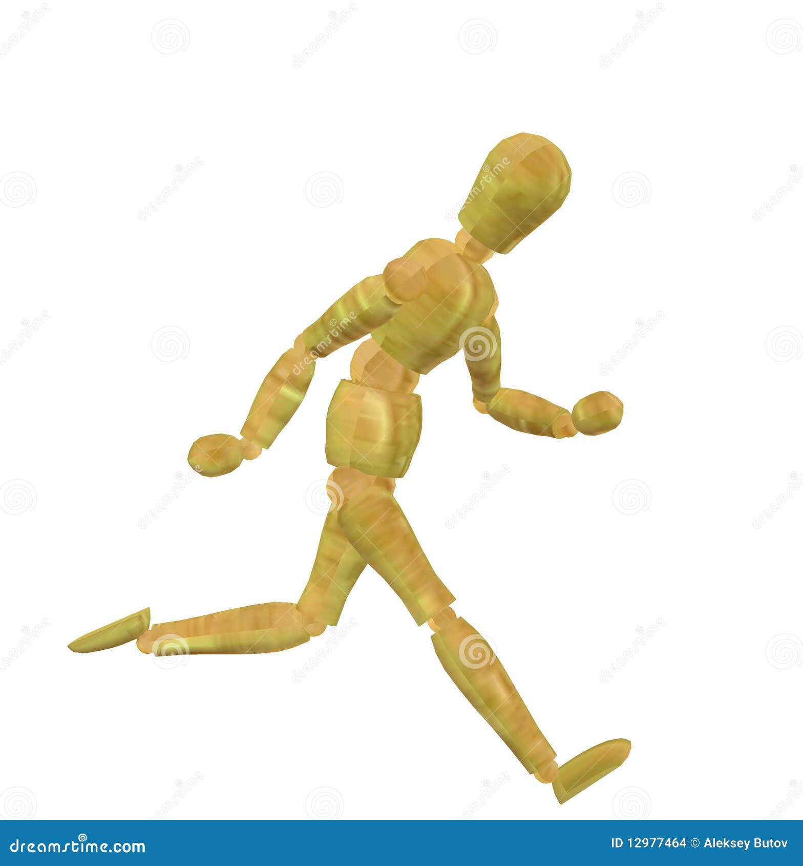 Running figure stock illustration. Illustration of fitness - 12977464