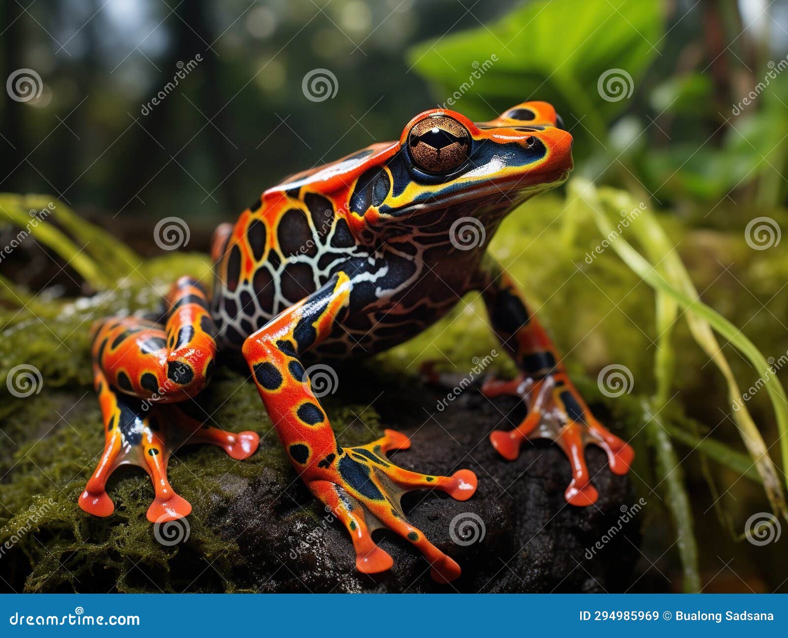Running frog stock illustration. Illustration of models - 294985969