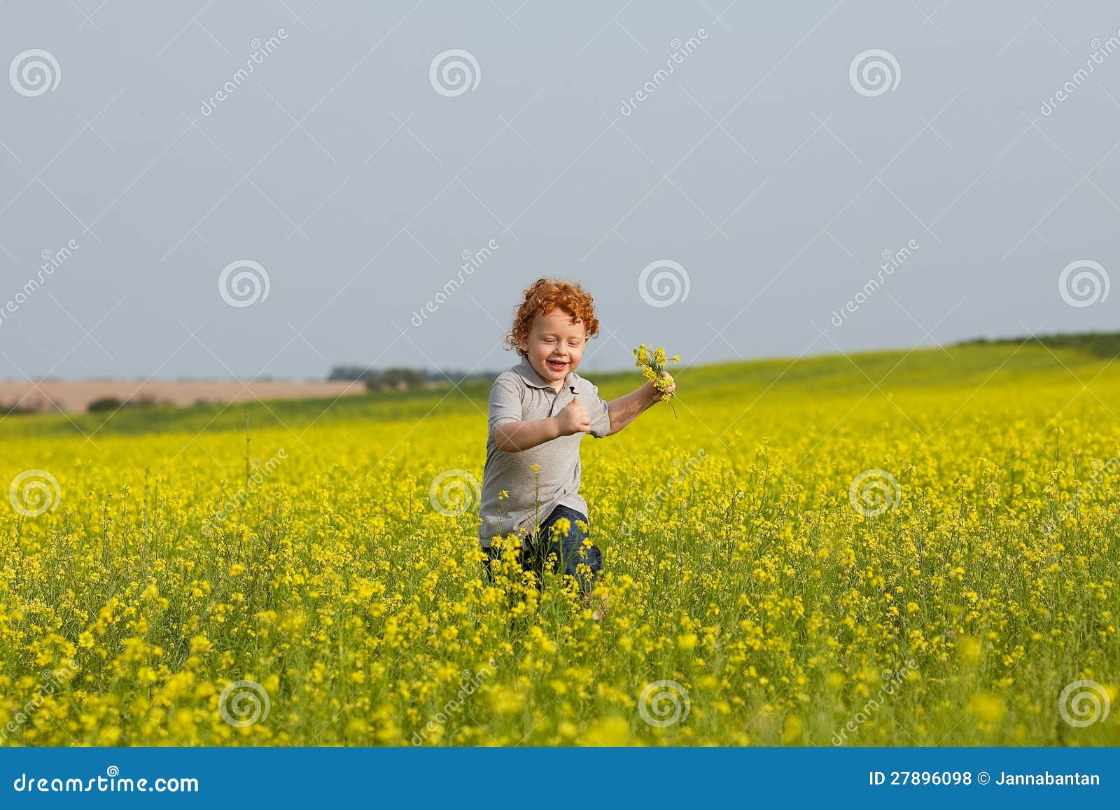 Running ginger boy stock photo. Image of bouquet, people - 27896098