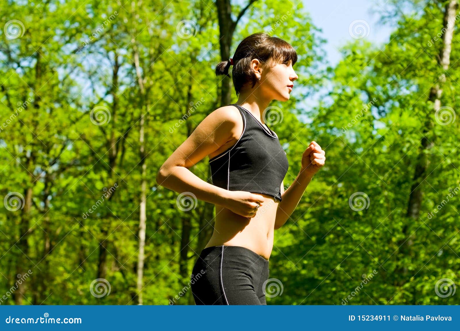 Running girl stock image. Image of practise, running - 15234911