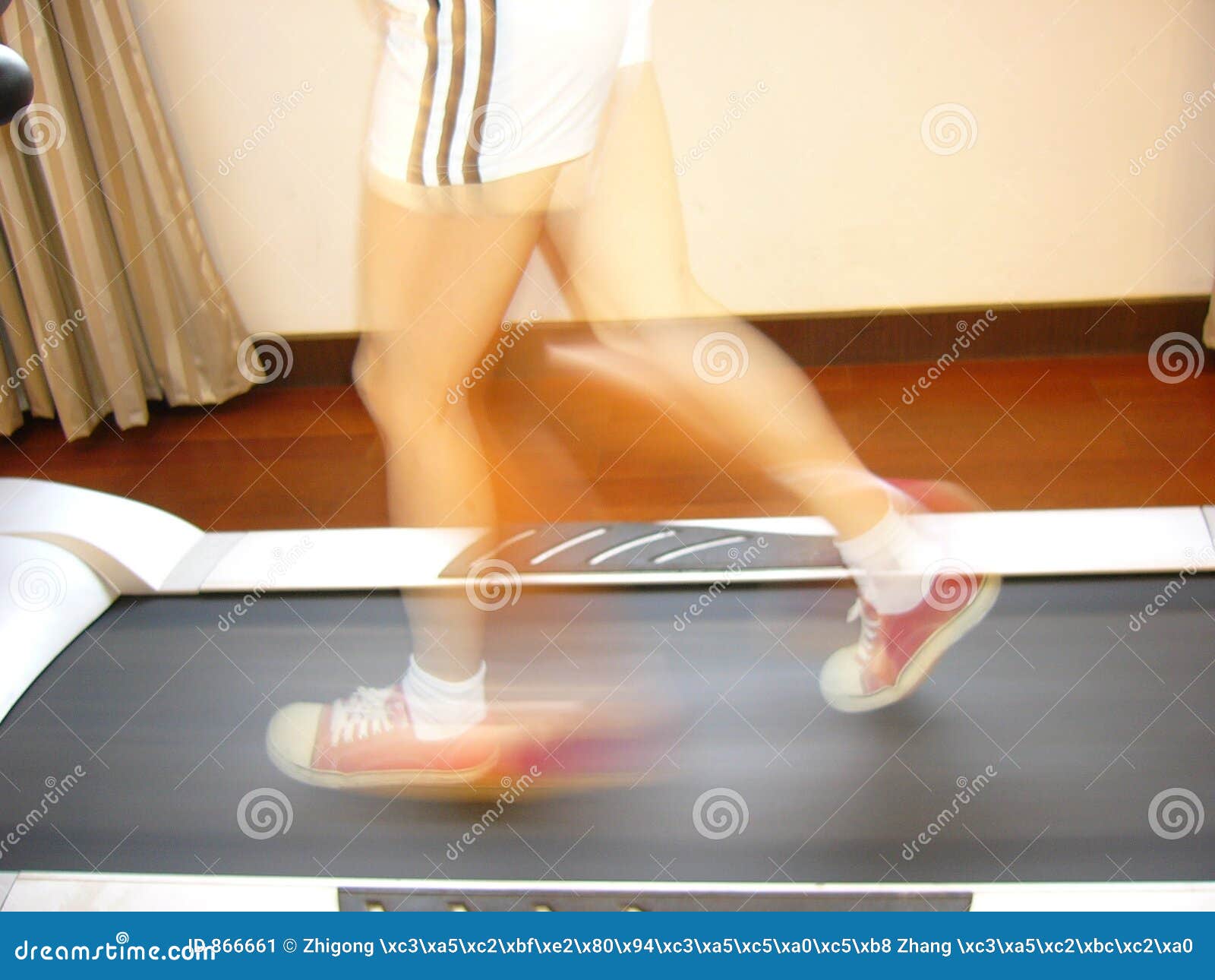 Running Girl on the Body Builder,horizontal Editorial Photo - Image of ...