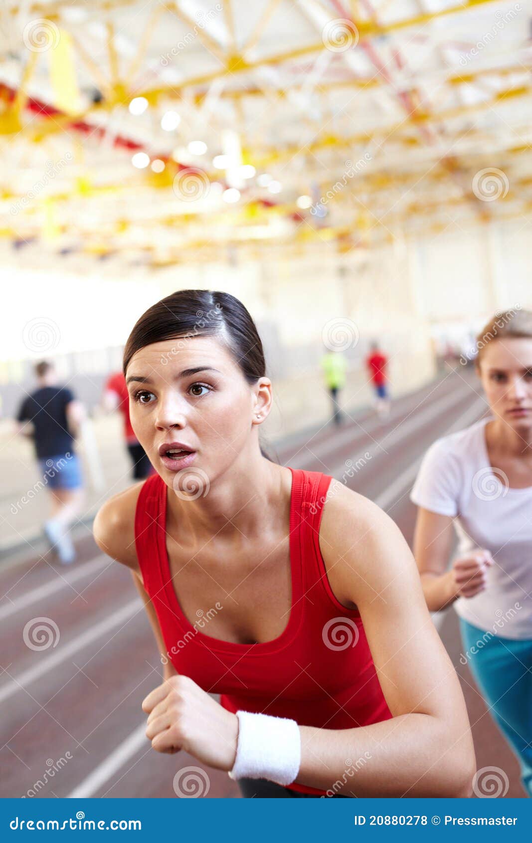 Running girls stock photo. Image of healthy, female, attractive - 20880278