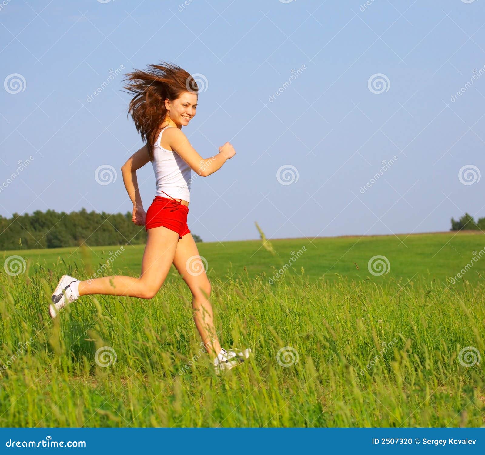 Running on the grass stock photo. Image of keeping, field - 2507320