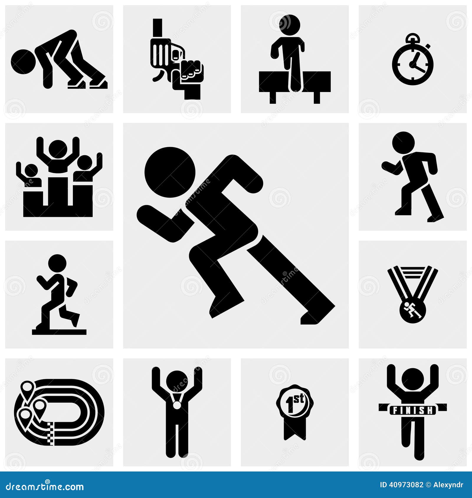 Running Icons Set Stock Illustrations – 8,453 Running Icons Set Stock ...
